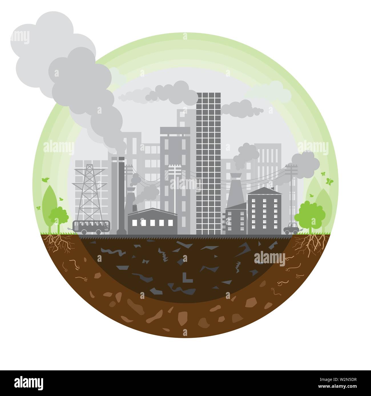 Earth rock Stock Vector Images - Alamy