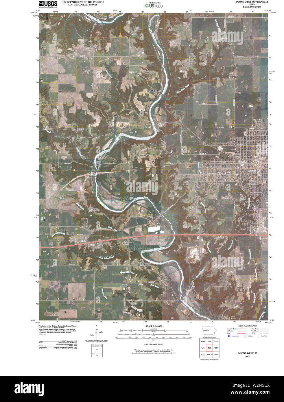 United states iowa boone hi-res stock photography and images - Alamy