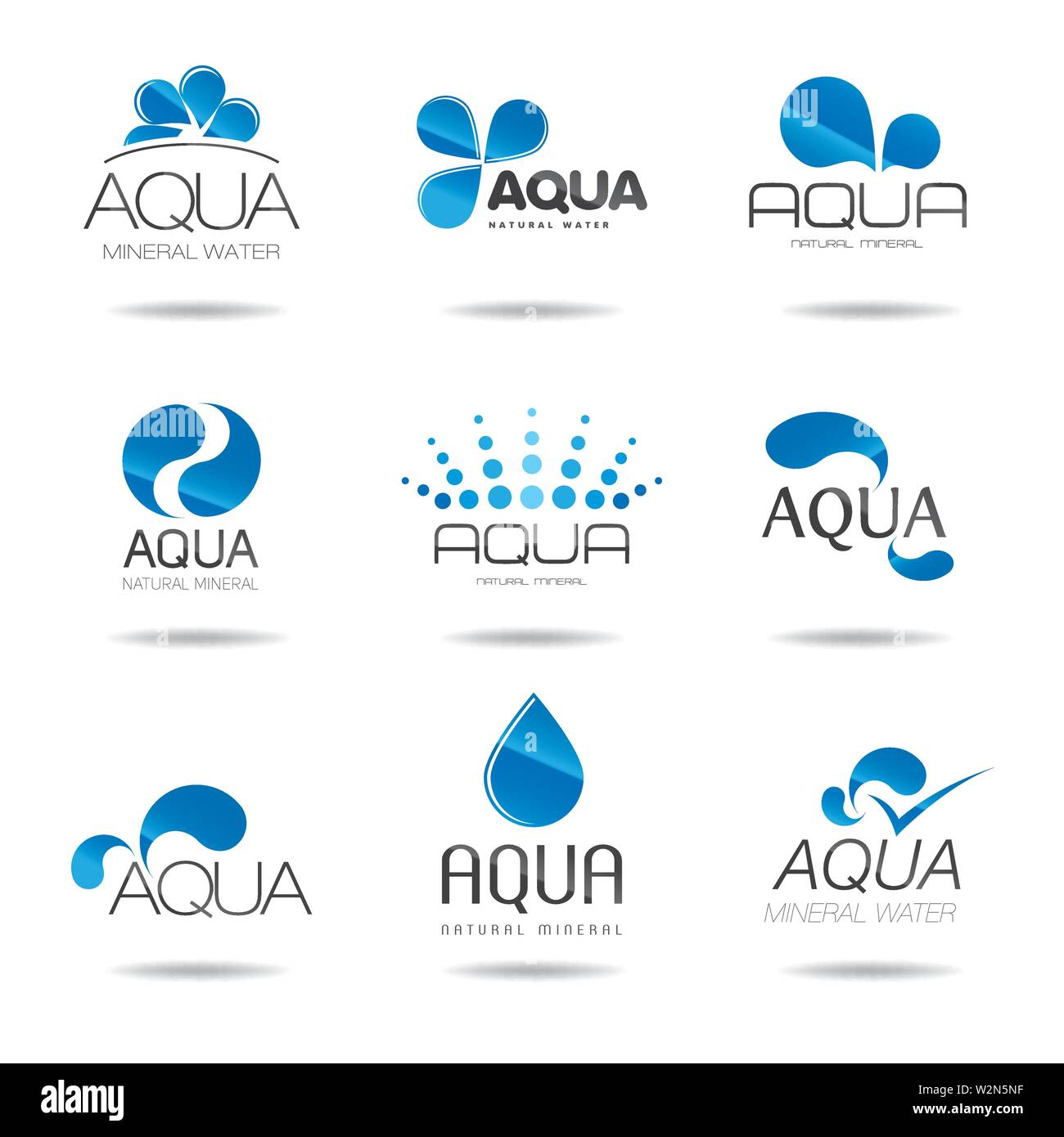 Water icon set Stock Vector Image & Art - Alamy
