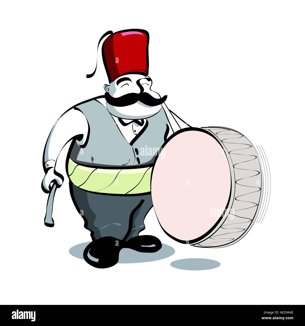 Turkish Ramadan Drummer Stock Vector Image & Art - Alamy