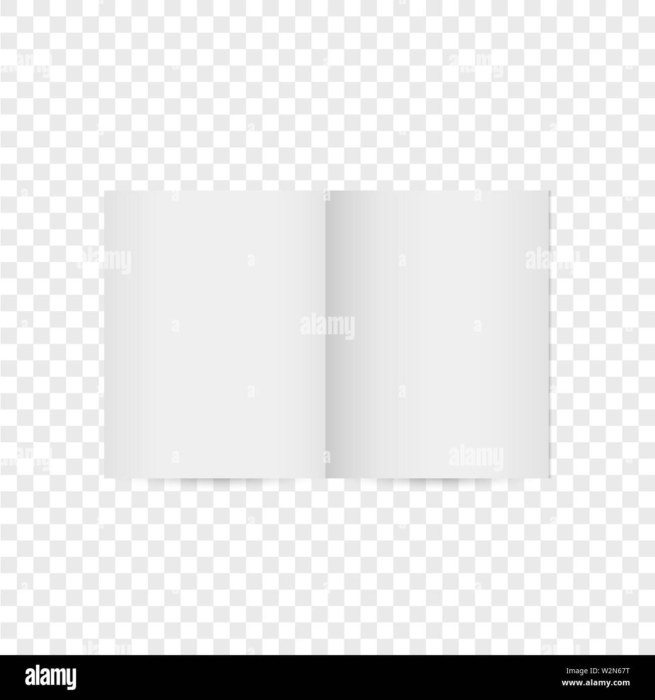 Mock up realistic book with shadow. Vector Stock Vector Image & Art - Alamy