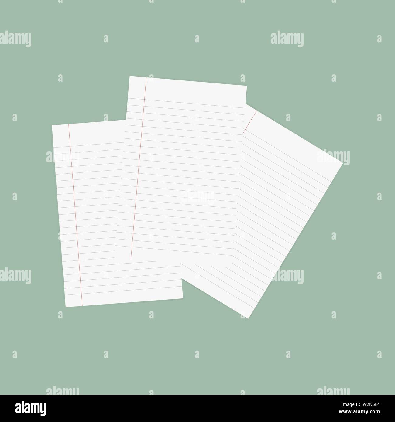 notebook paper list background. Vector eps10 illustration Stock Vector ...