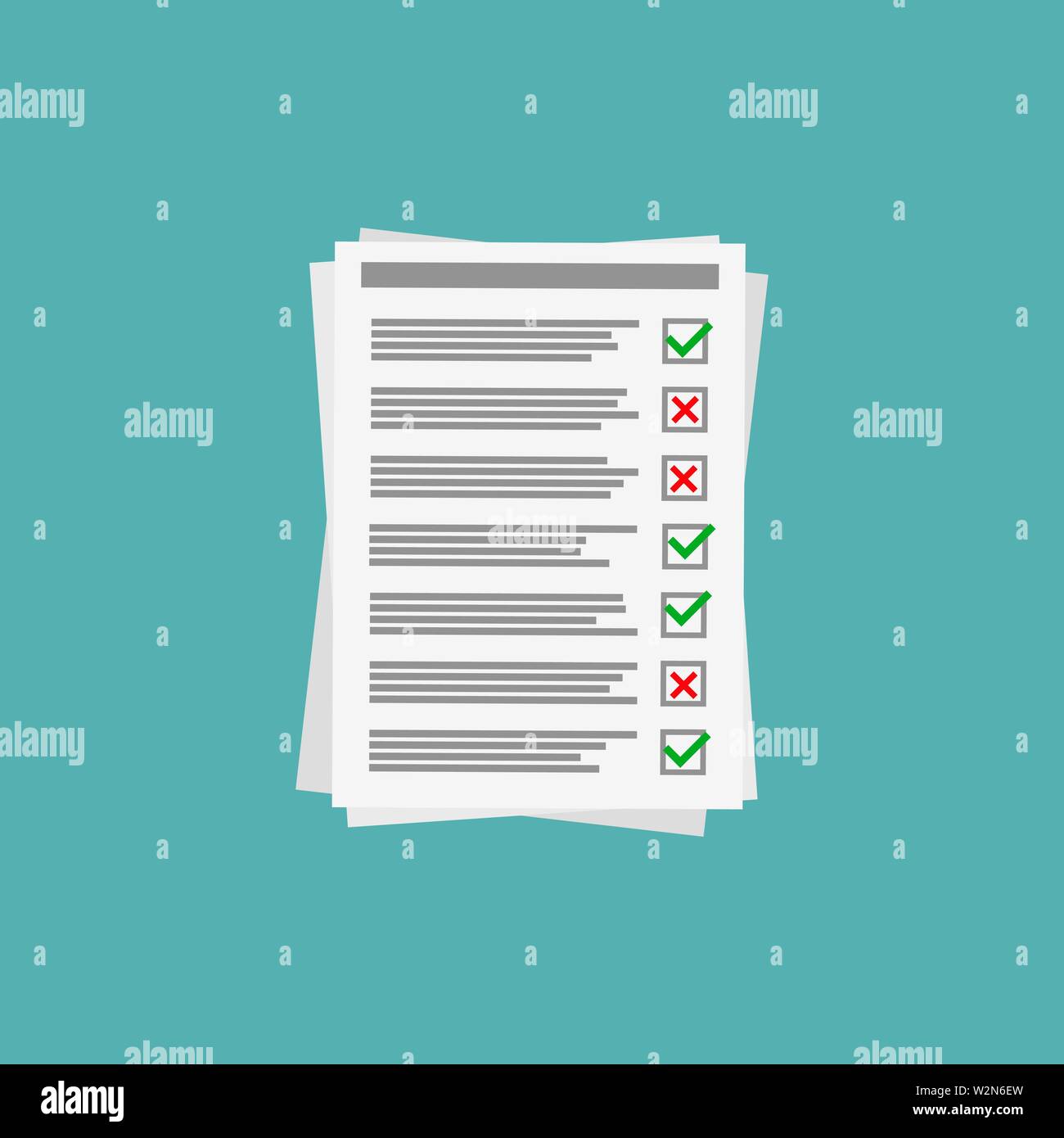 Exam papers student Stock Vector Images - Alamy