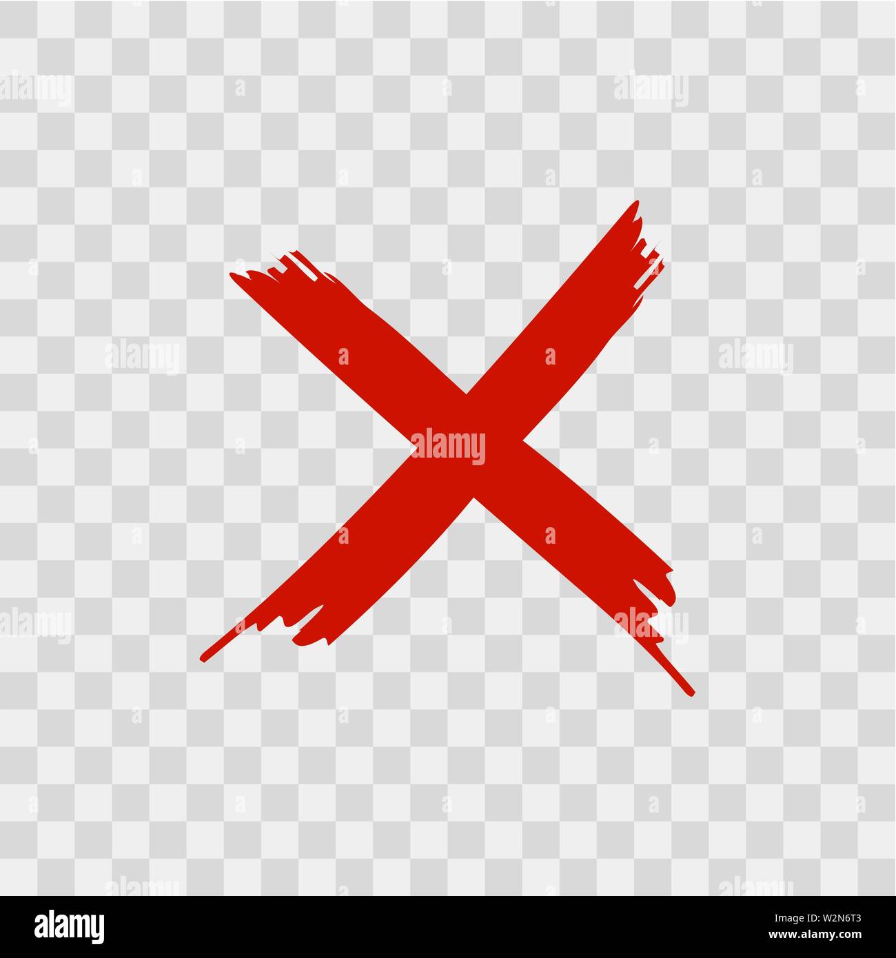 X letter brush icon sign isolated on background. Vector Stock Vector ...