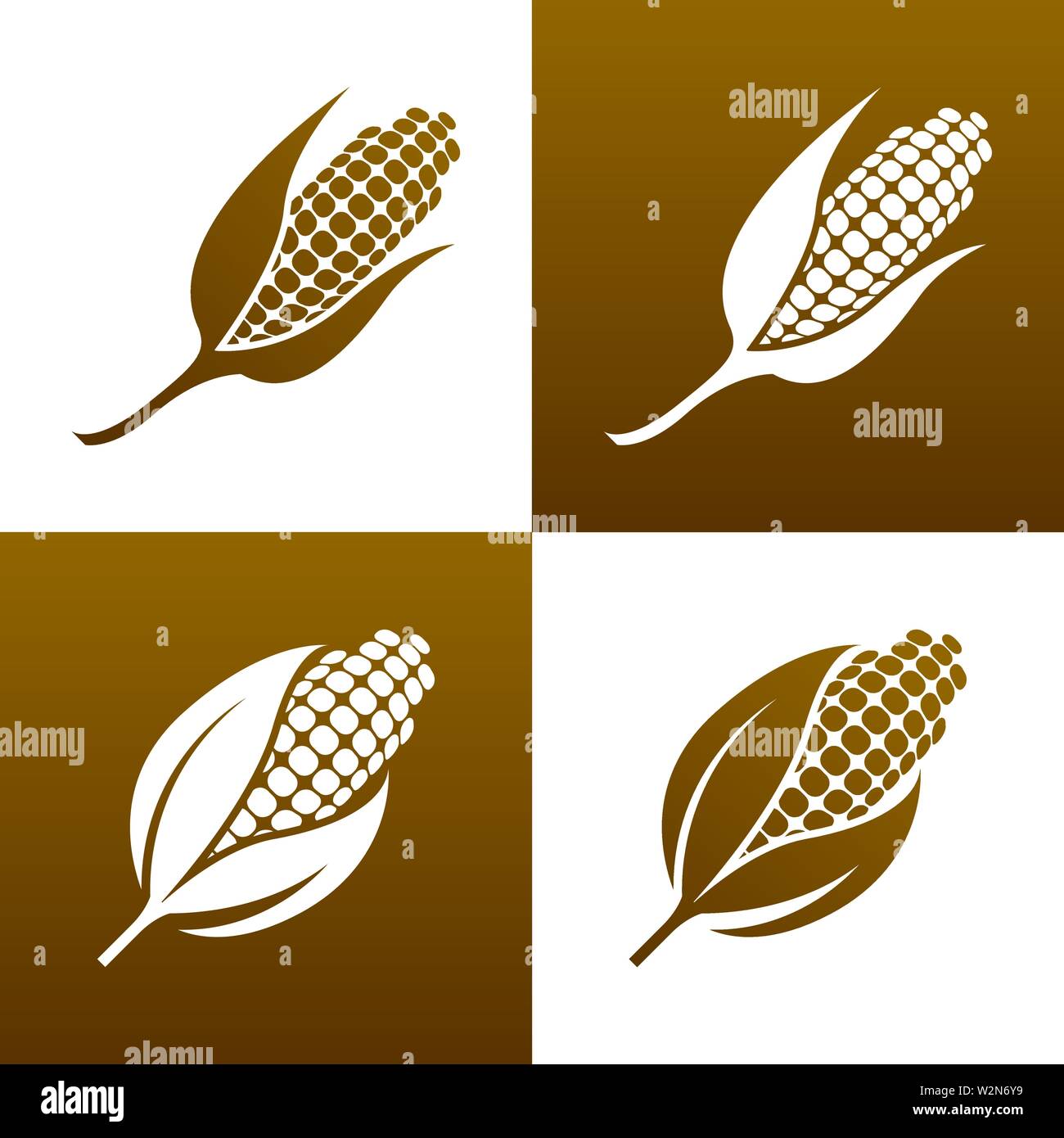 corn icon set Stock Vector Image & Art - Alamy