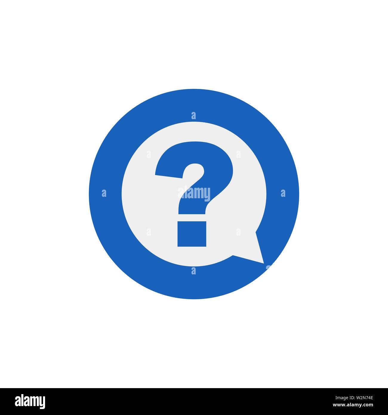 Question mark pictogram icon sign. Vector eps10 Stock Vector Image ...