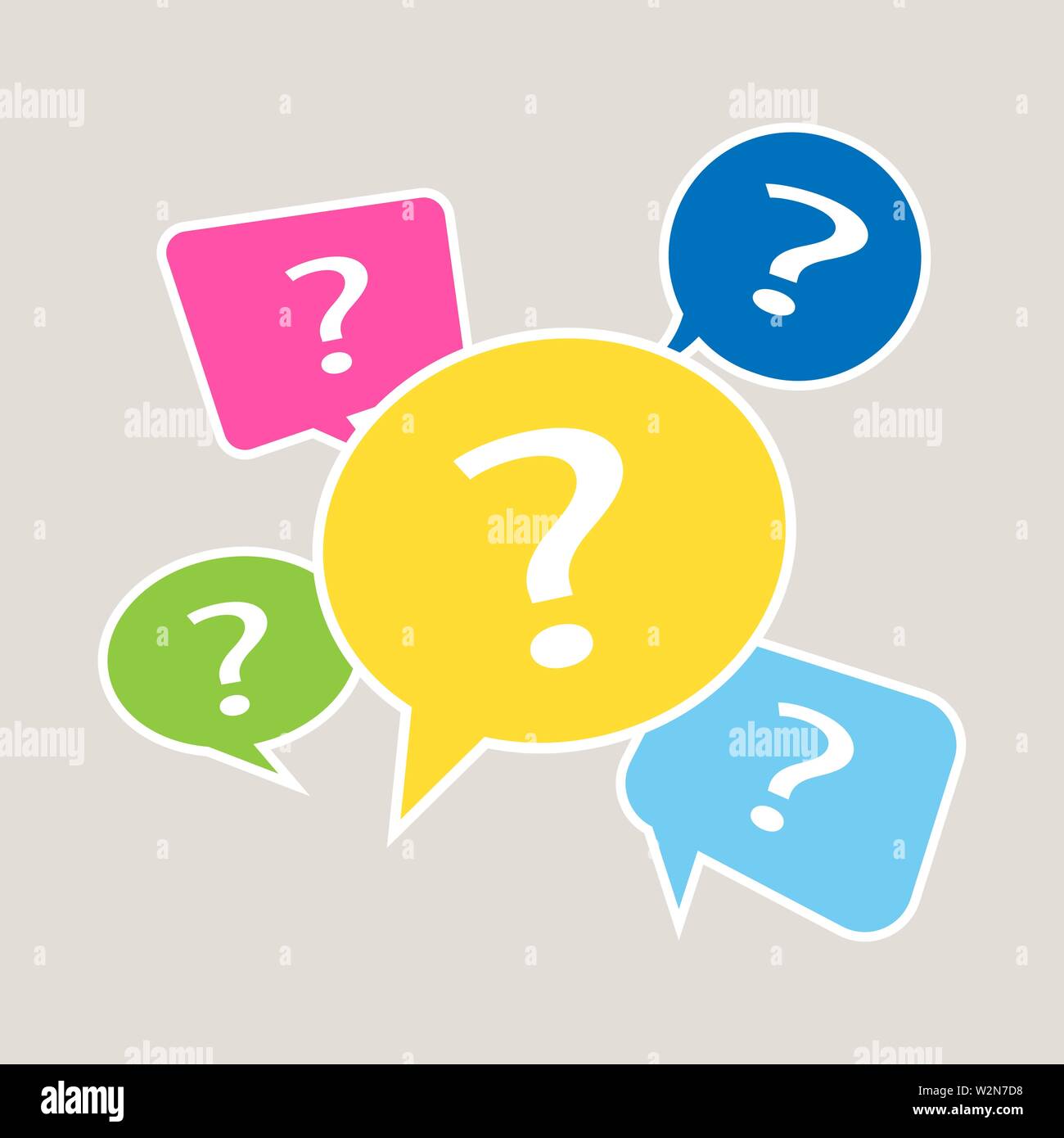 Question mark pictogram icon sign. Vector eps10 Stock Vector Image ...