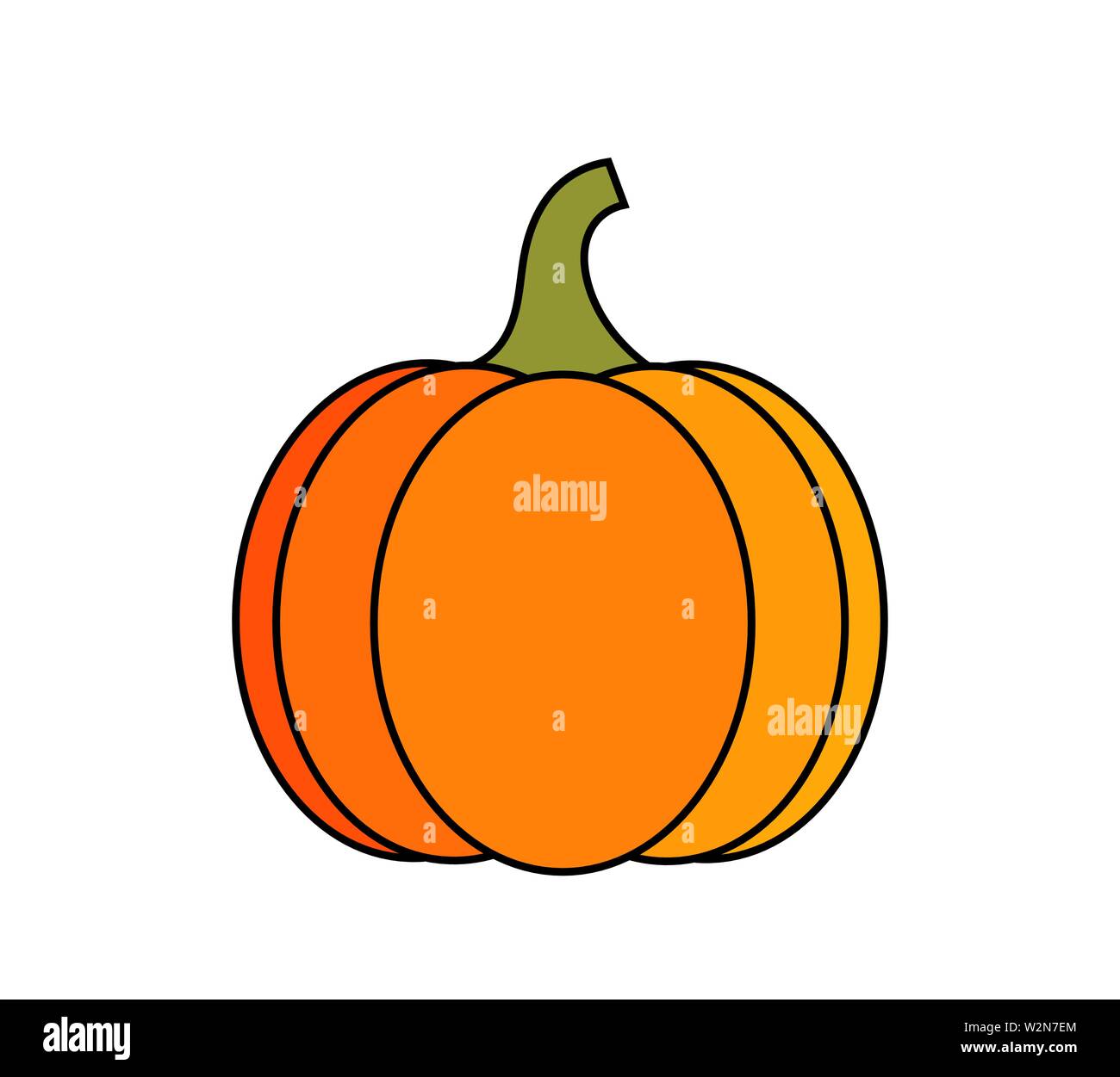 Pumpkin icon. Vector illustration Stock Vector Image & Art - Alamy