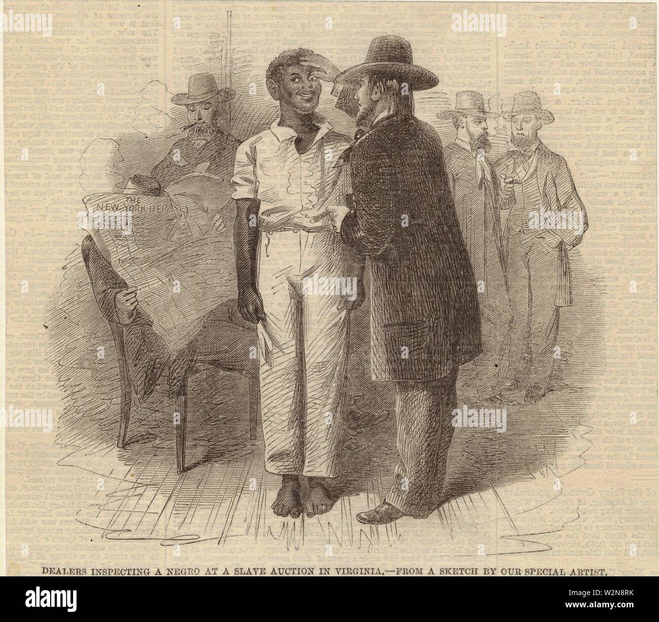 Slave auction hi-res stock photography and images - Alamy