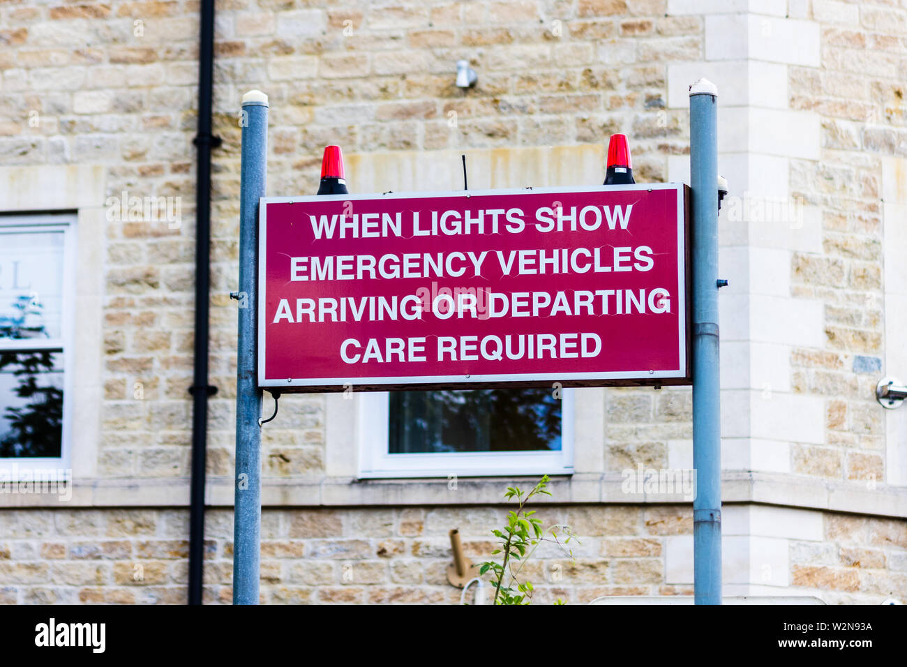 Fire station warning traffic sign hi-res stock photography and images ...