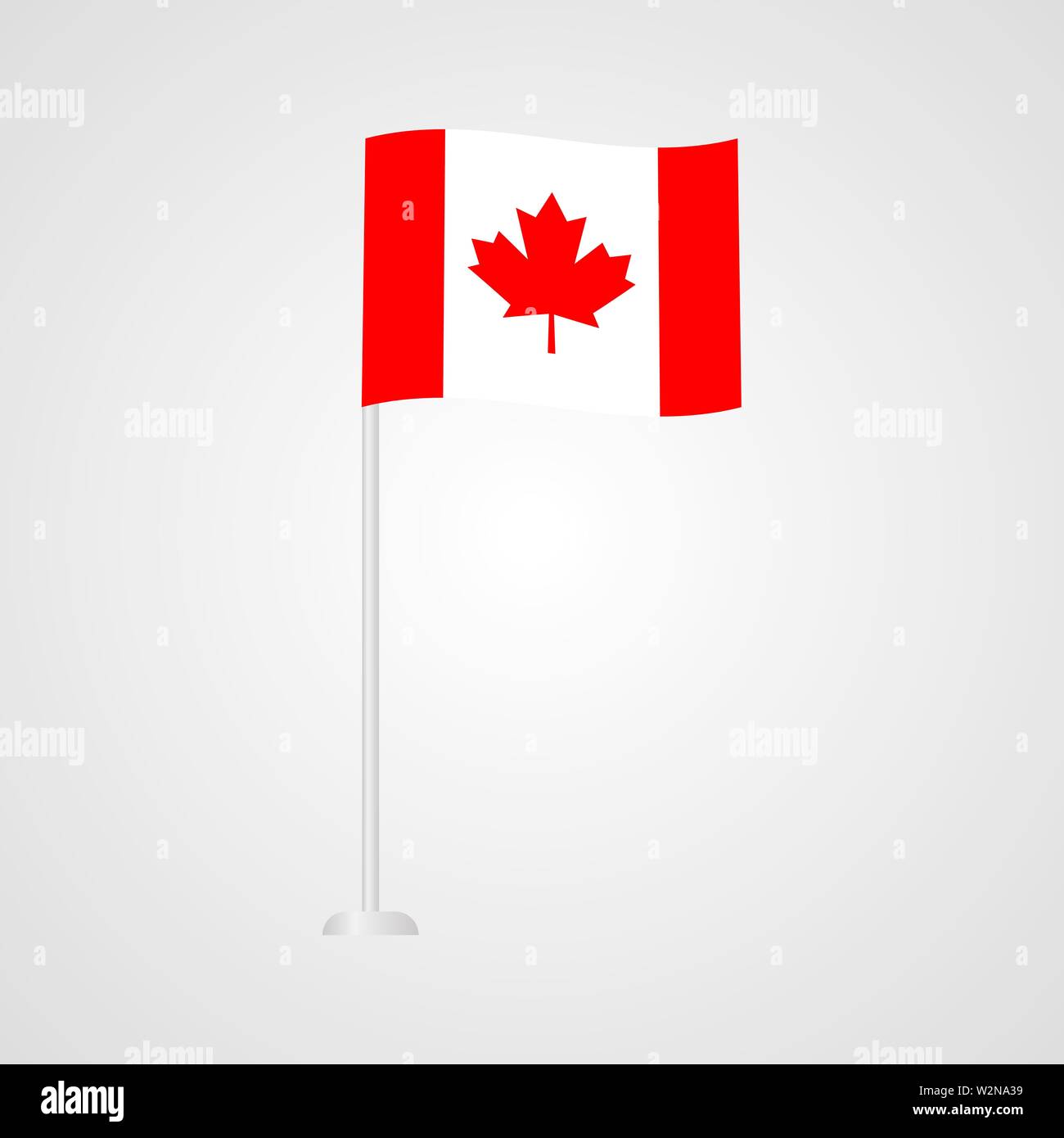 Canada flag sign with leaf. Icons. Vector Stock Vector Image & Art - Alamy