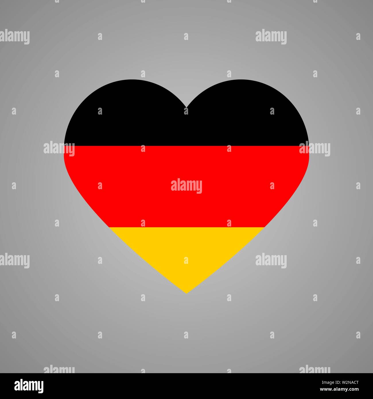 Germany flag heart hi-res stock photography and images - Alamy