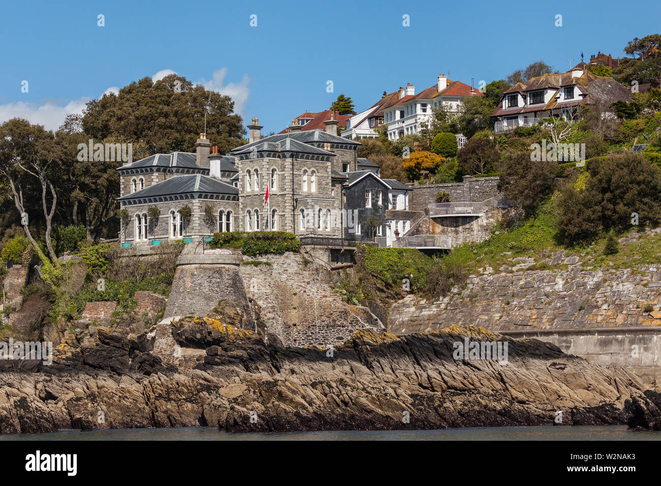 Fowey harbour hotel hi-res stock photography and images - Alamy