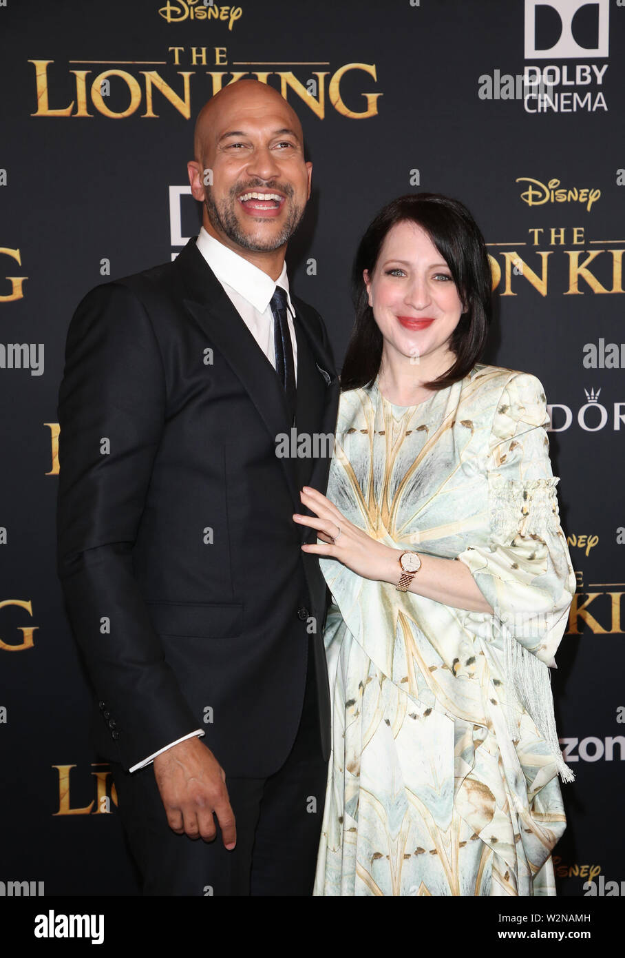Hollywood, Ca. 9th July, 2019. Keegan-Michael Key, Elisa Key, at The ...
