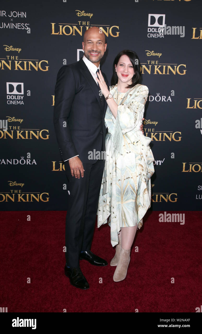 Hollywood, Ca. 9th July, 2019. Keegan-Michael Key, Elisa Key, at The ...