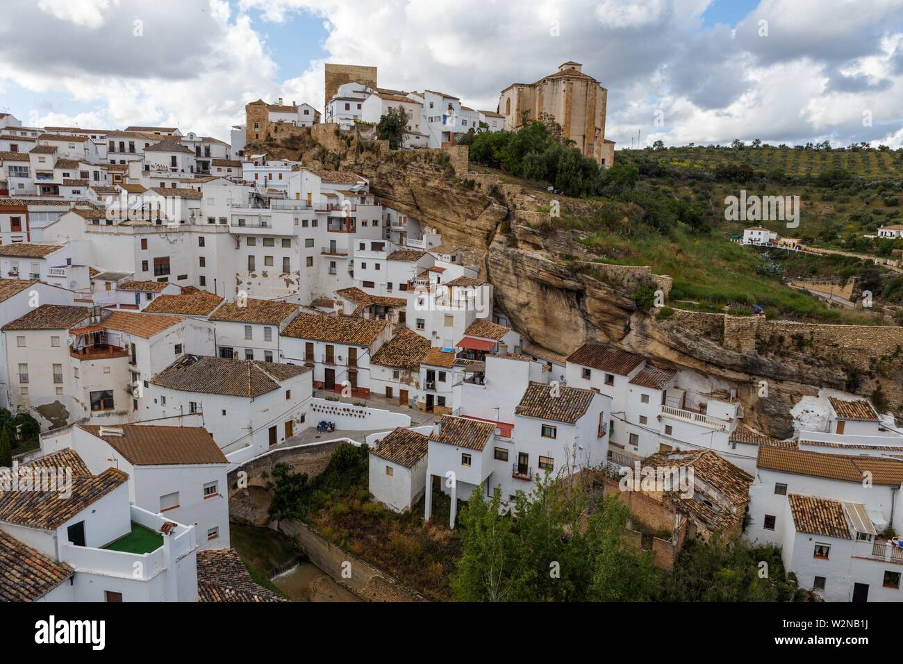 White village of setenil hi-res stock photography and images - Alamy