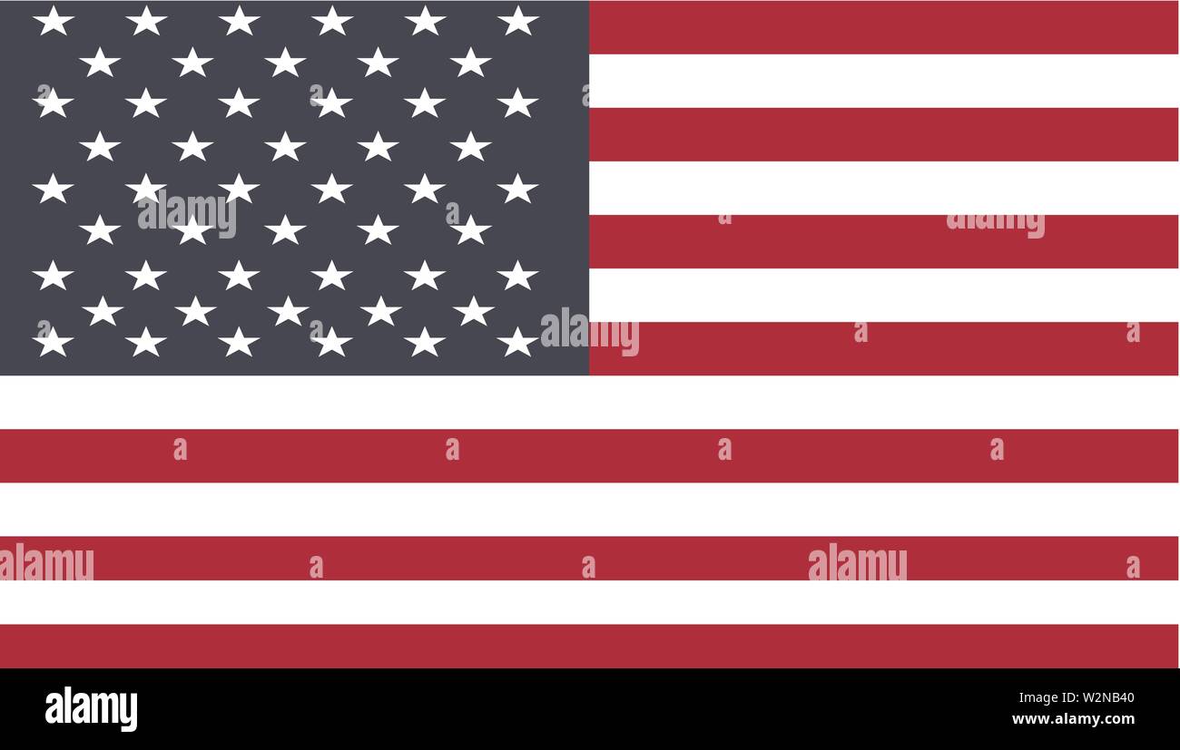 Usa flag card national day Cut Out Stock Images & Pictures - Alamy
