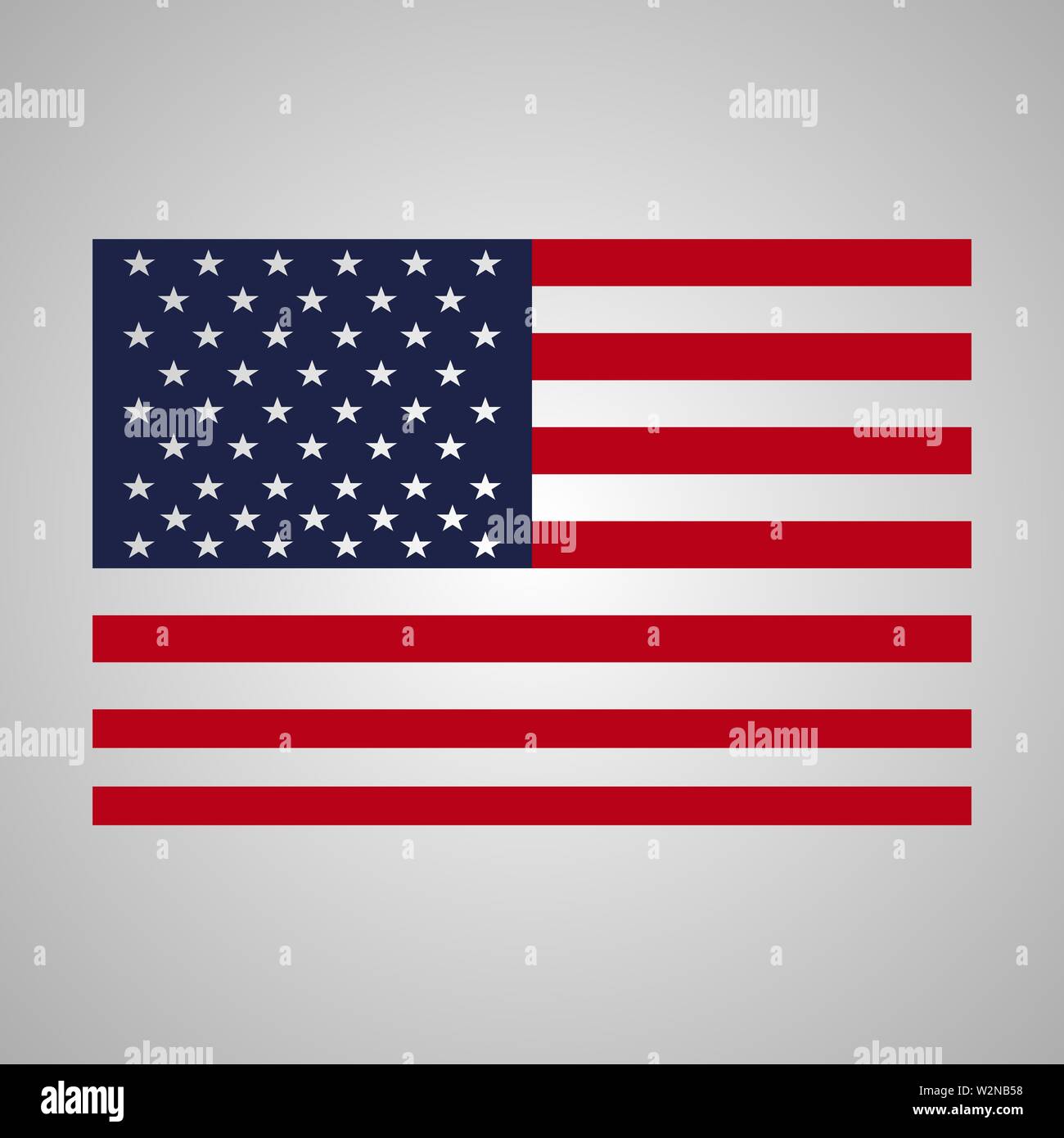 United States flag in grey gradient background Stock Vector Image & Art ...