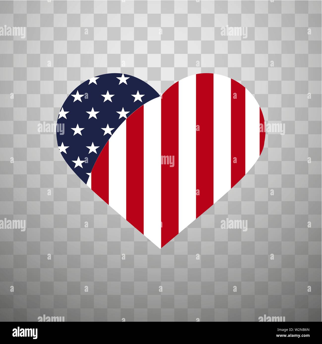 United States heart sign background. Vector eps10 Stock Vector Image ...