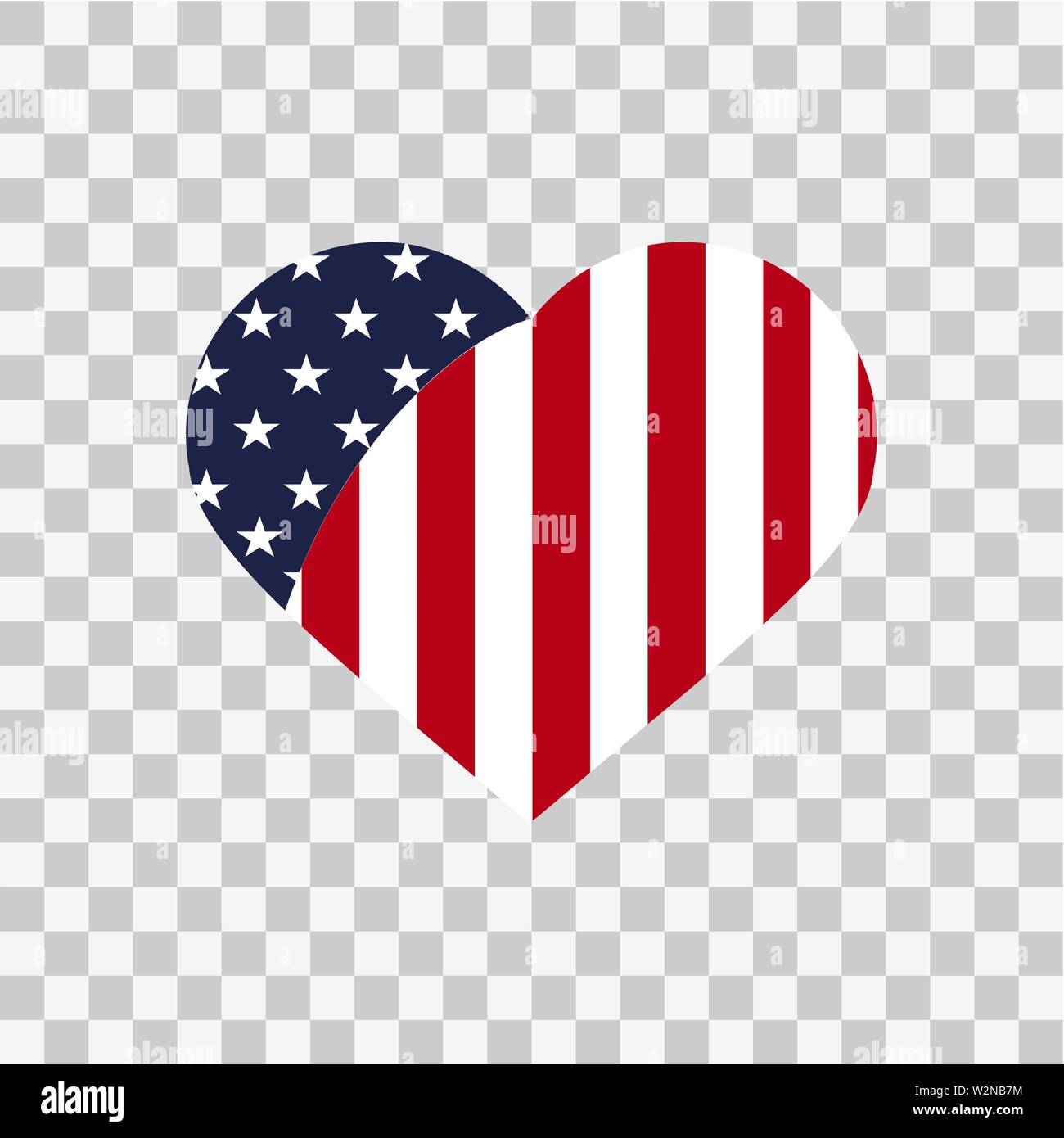 United States heart sign background. Vector eps10 Stock Vector Image ...