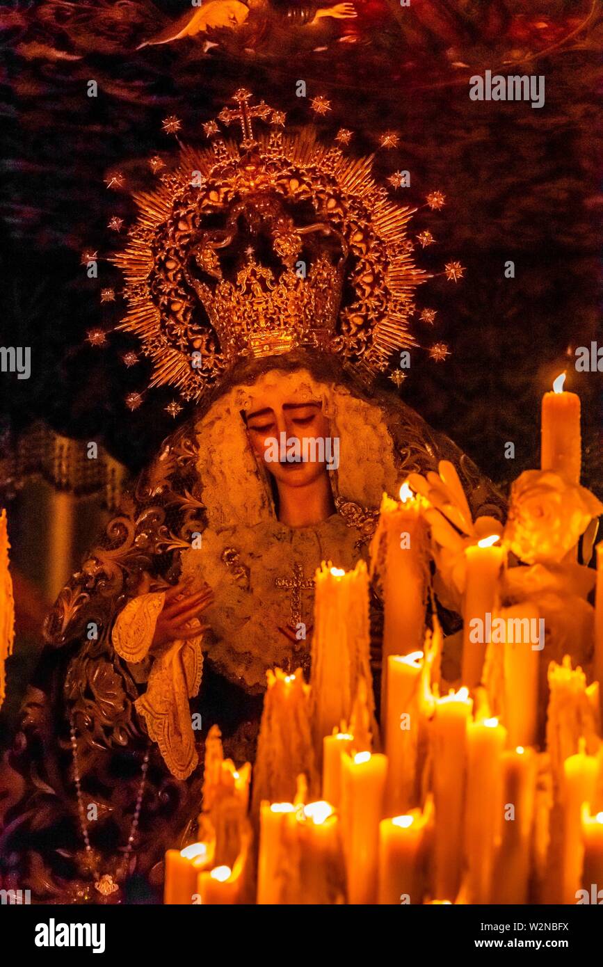 Semana Santa Seville Virgin Mary High Resolution Stock Photography and ...
