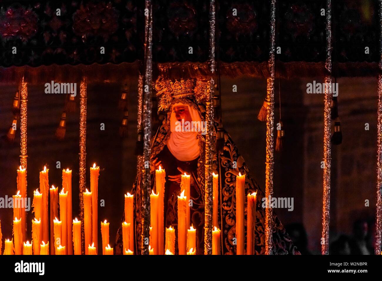 Semana Santa Seville Virgin Mary High Resolution Stock Photography and ...