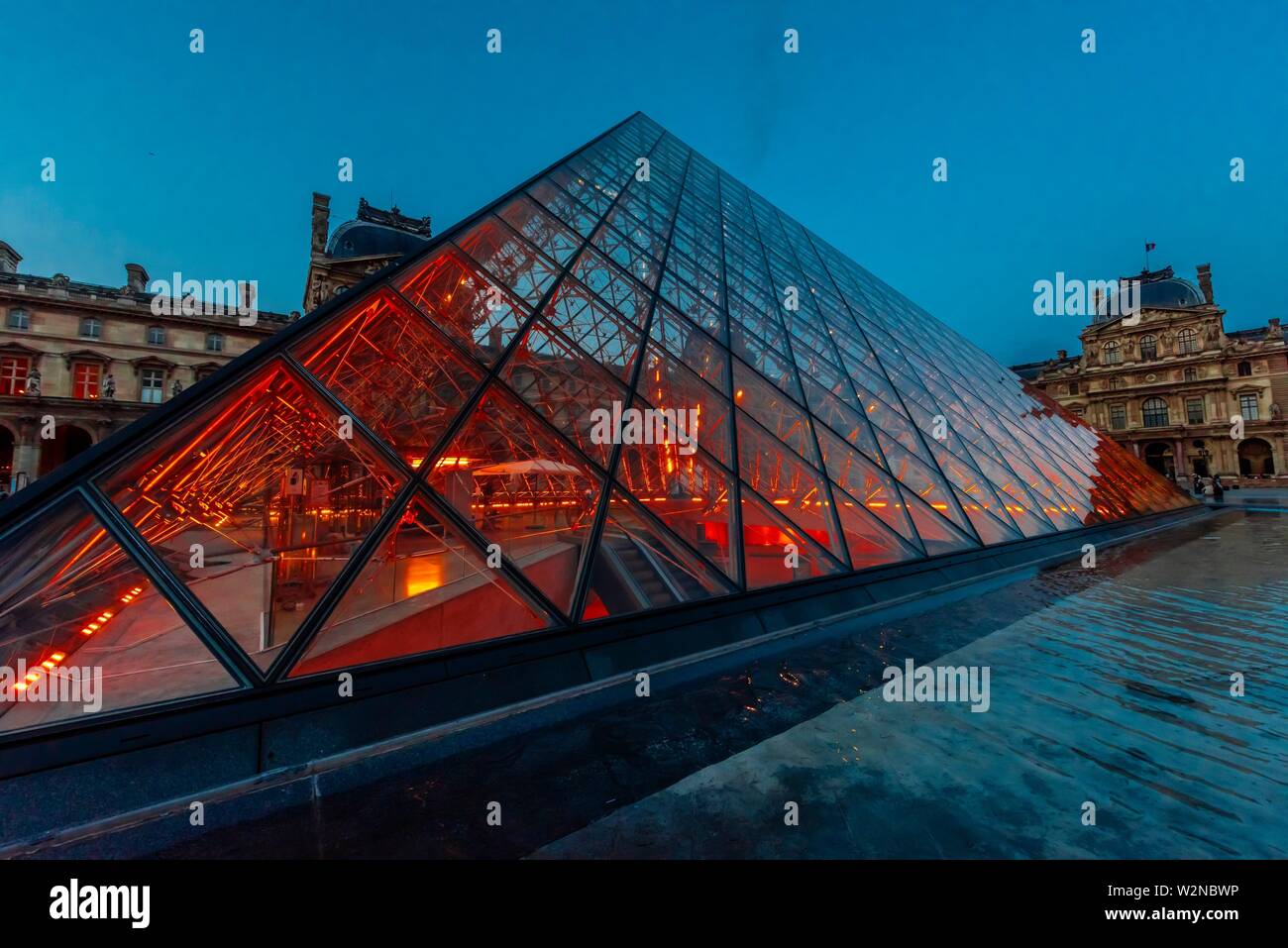 Louvre Palace Pyramid High Resolution Stock Photography and Images - Alamy