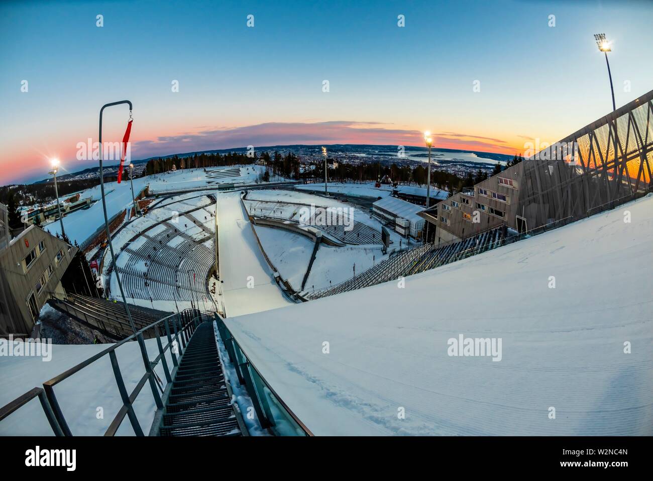 Holmenkollen Ski Jump Architecture High Resolution Stock Photography ...