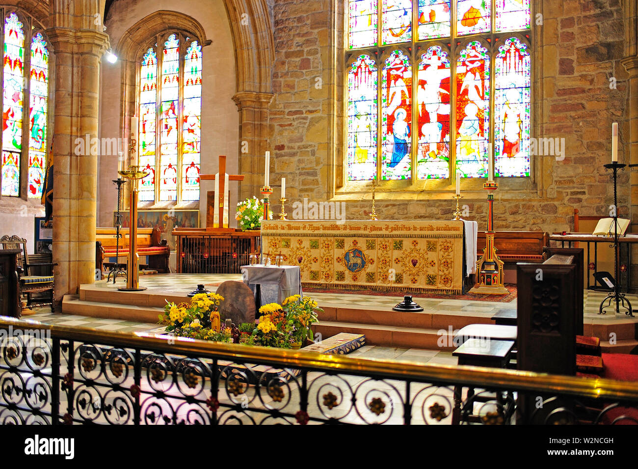 Lancaster priory interior hi-res stock photography and images - Alamy