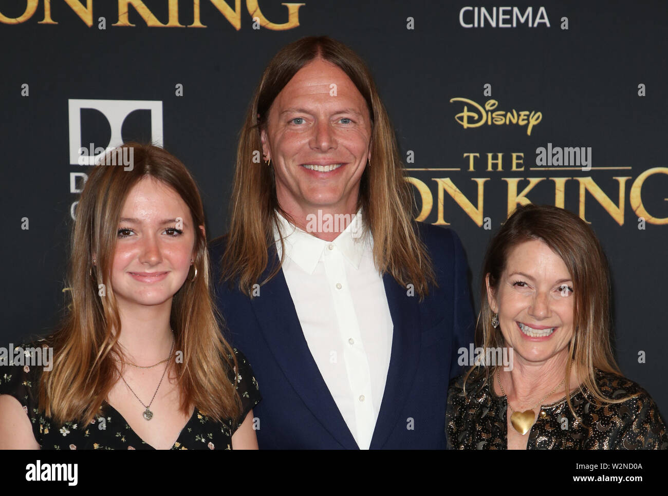 Hollywood, Ca. 9th July, 2019. James Chinlund, Clare Crespo and family ...