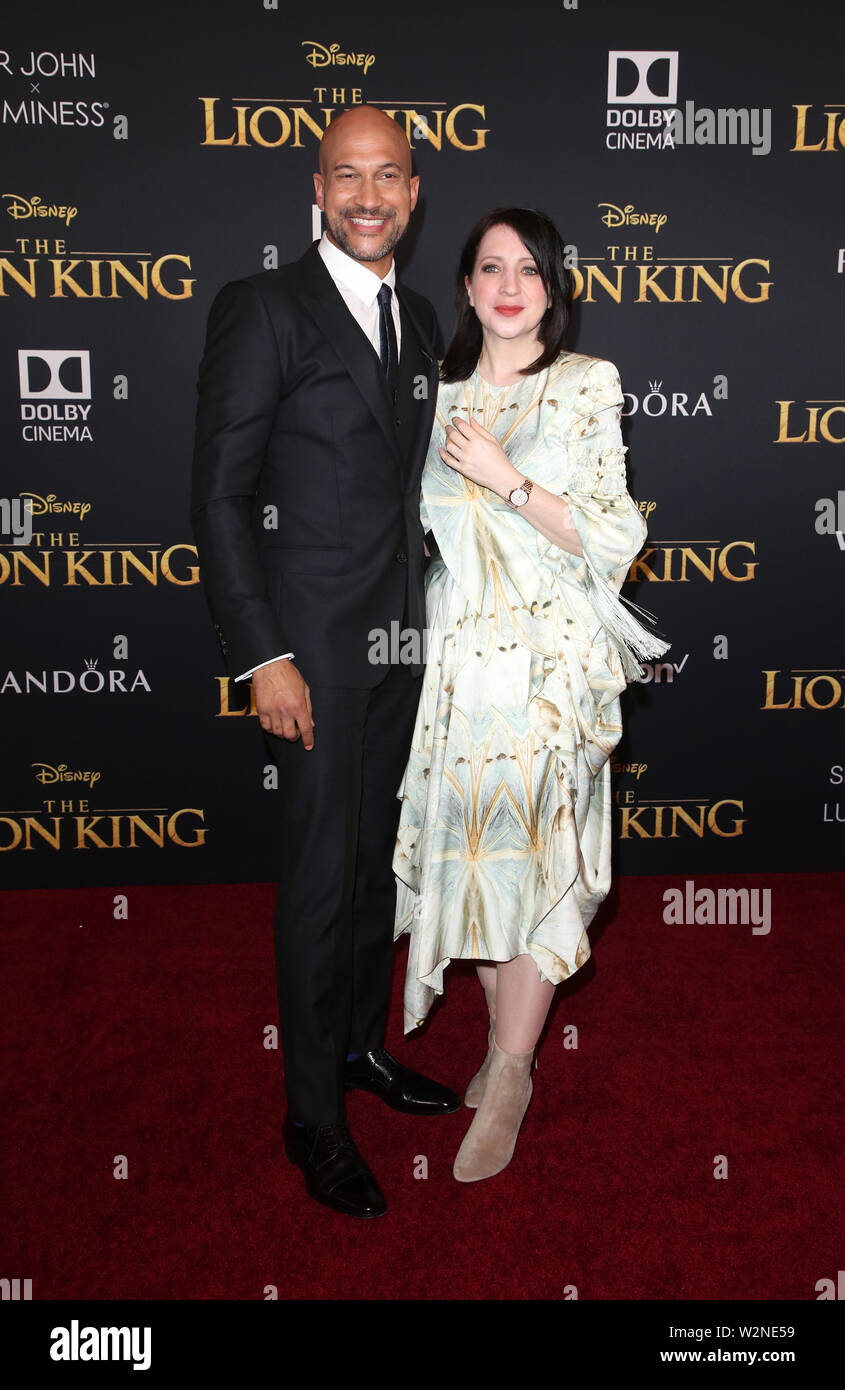Hollywood, Ca. 9th July, 2019. Keegan-Michael Key, Elisa Key, at The ...