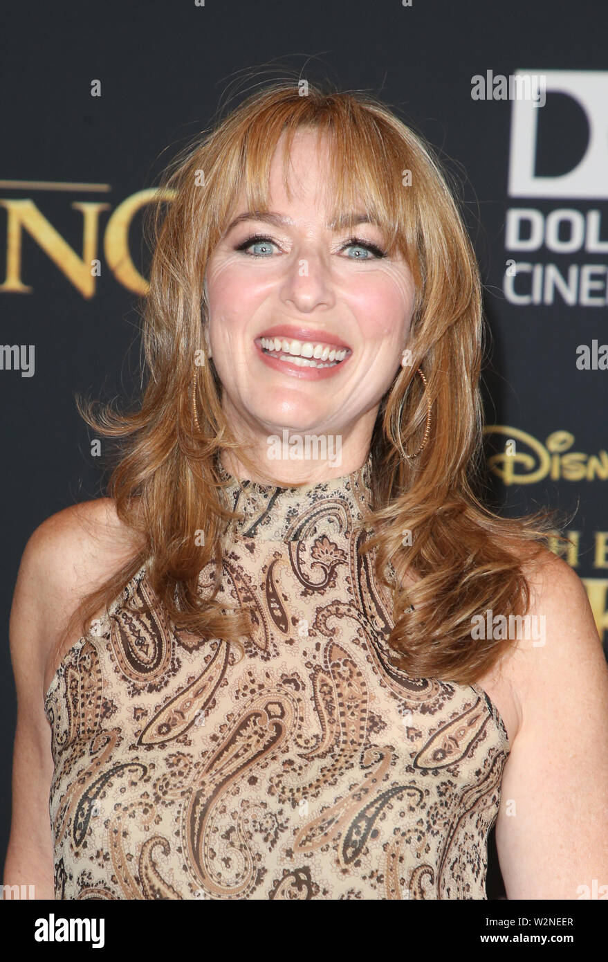 Hollywood, Ca. 9th July, 2019. Sarah Finn, at The Lion King Film ...
