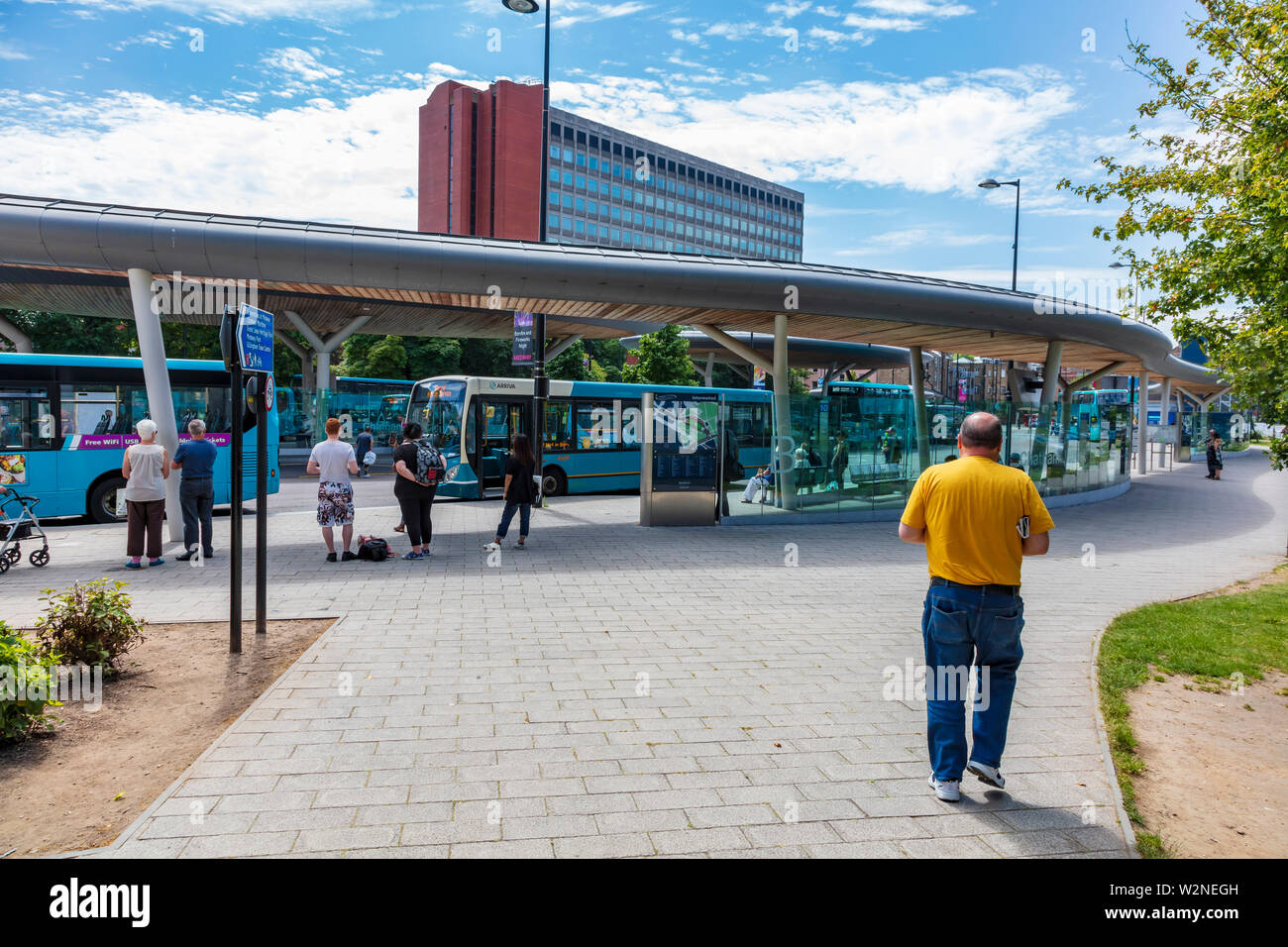Chatham Waterfront Bus Station, an old house acts as offices and rest ...
