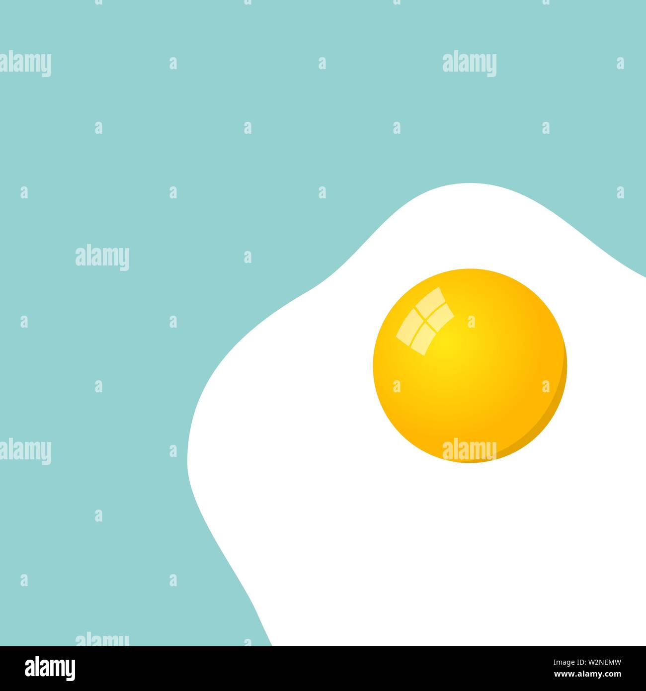 Egg icon background. Vector food concept illustration Stock Vector ...