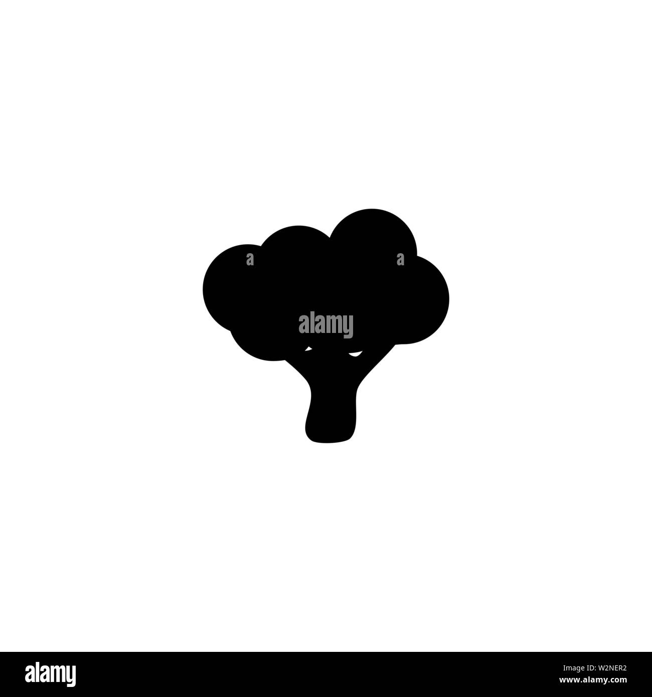 Broccoli food sign icon. Vector eps10 food sign Stock Vector Image ...