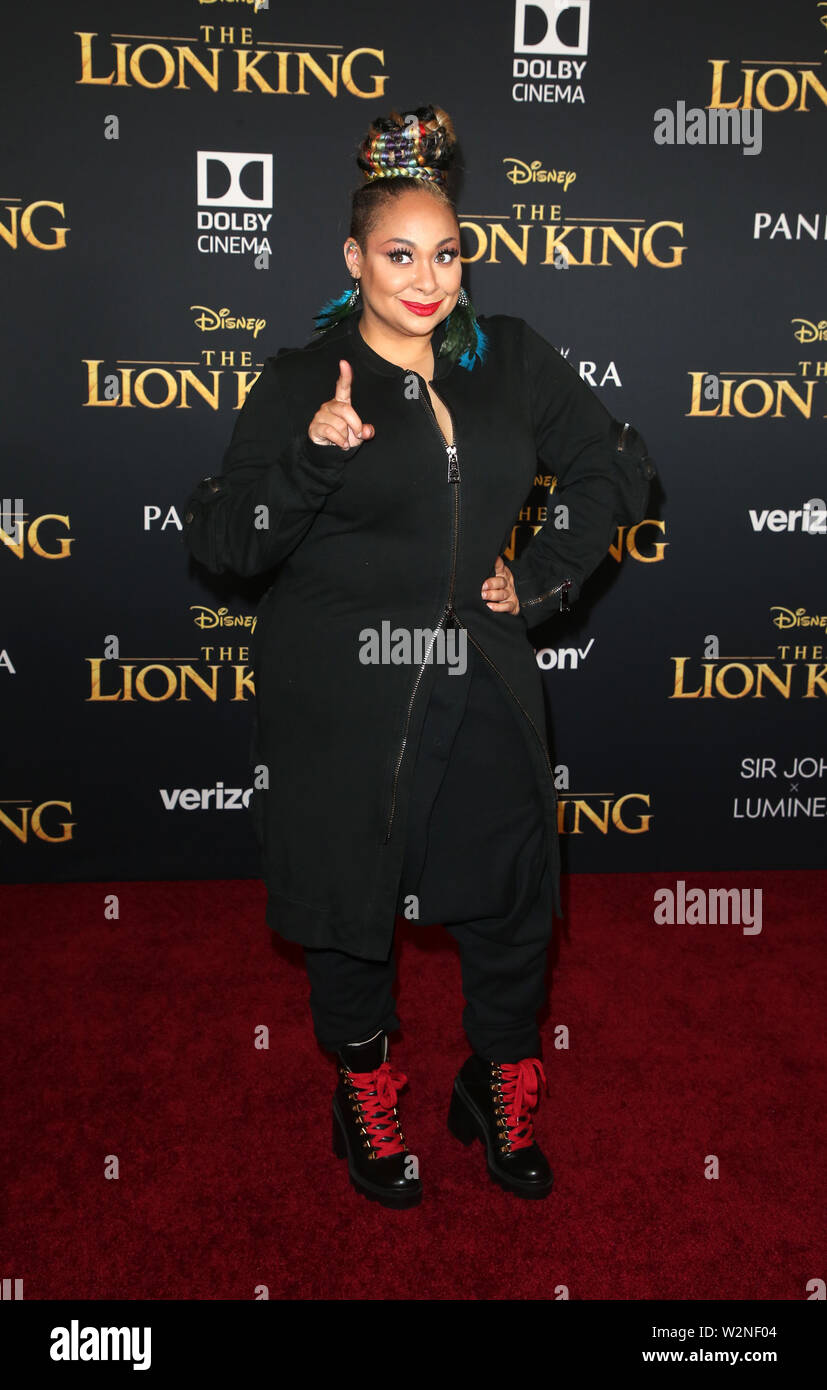 Hollywood, Ca. 9th July, 2019. Raven-Symoné, at The Lion King Film ...