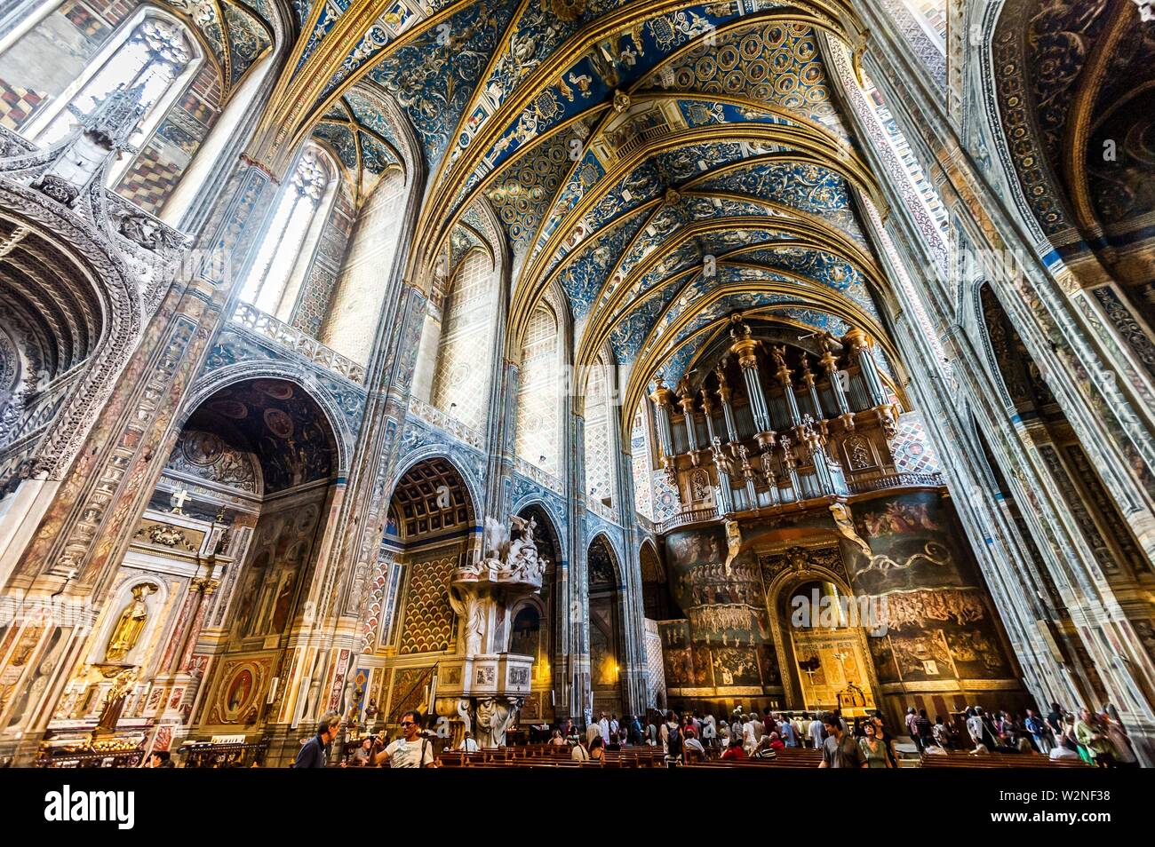 Albi cathedral interior hi-res stock photography and images - Alamy