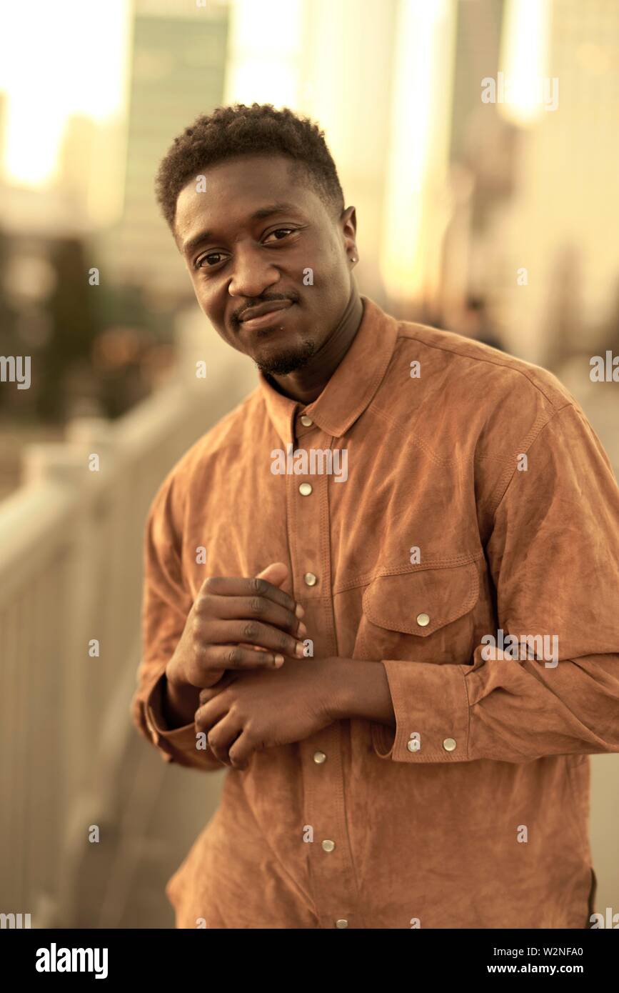 African man, in Frankfurt, Germany Stock Photo - Alamy