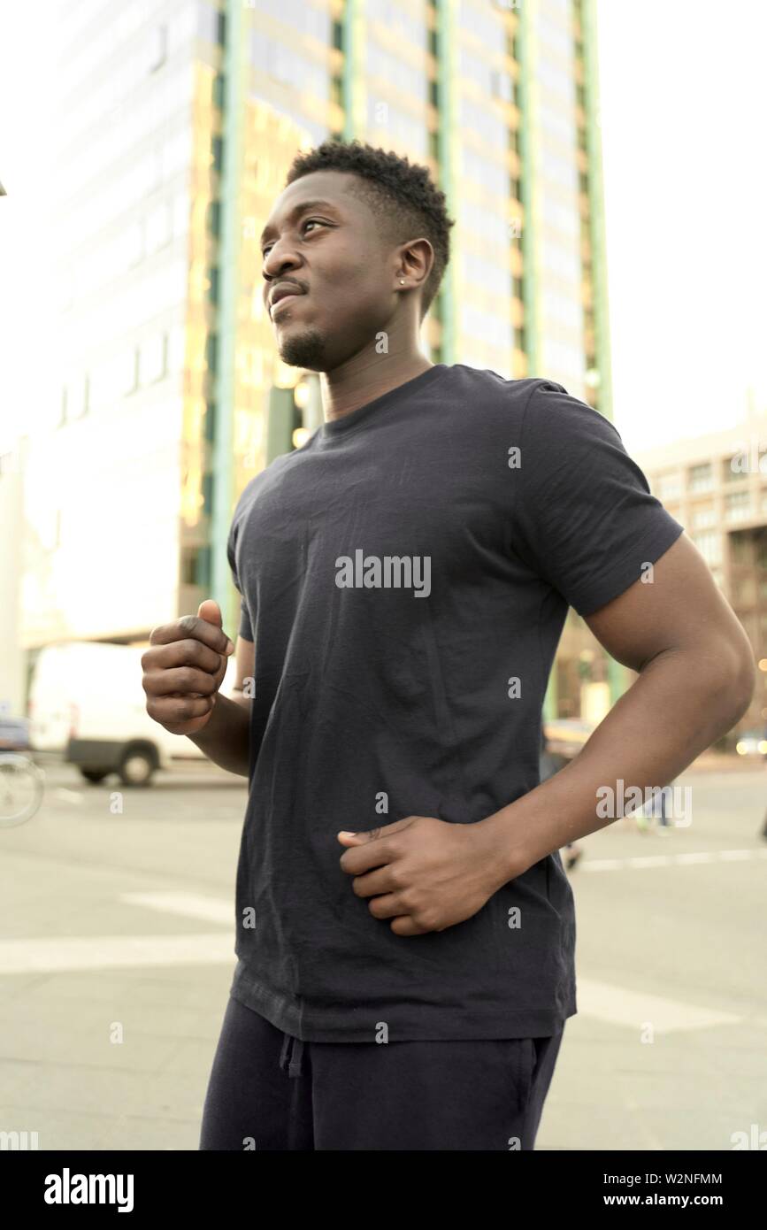 Tall athletic build man hi-res stock photography and images - Alamy