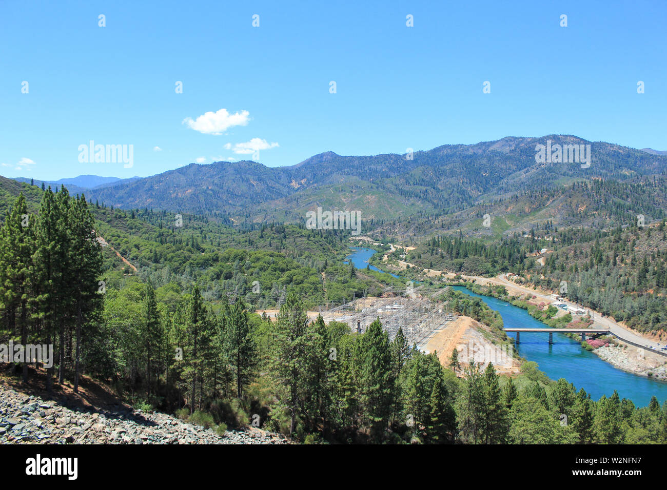Trinity dam california hi-res stock photography and images - Alamy