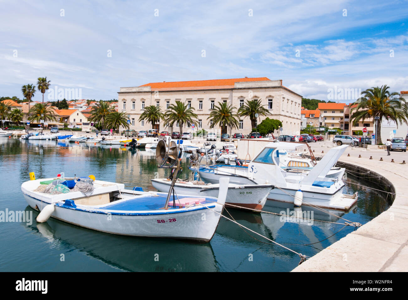 Boats, harbour, Stari Grad, Hvar, Dalmatia, Croatia Stock Photo - Alamy