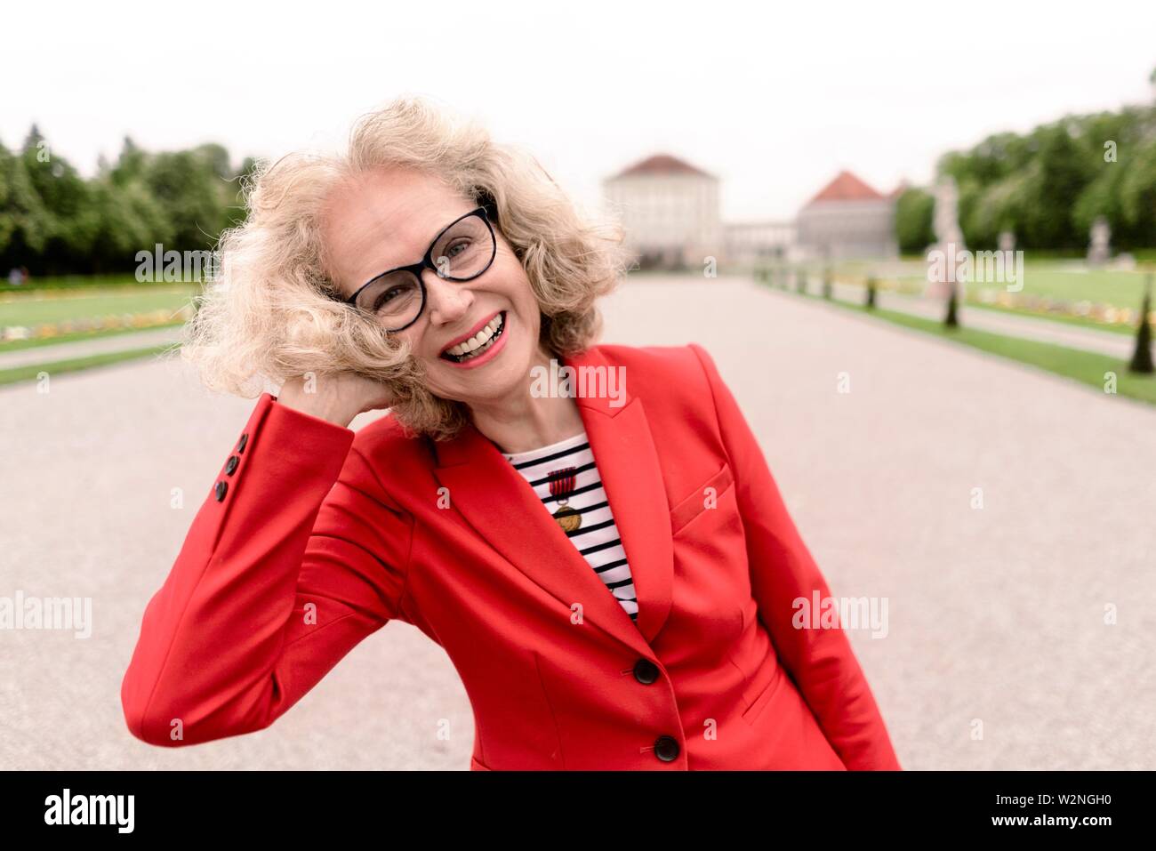 67 year old woman portrait hi-res stock photography and images - Alamy