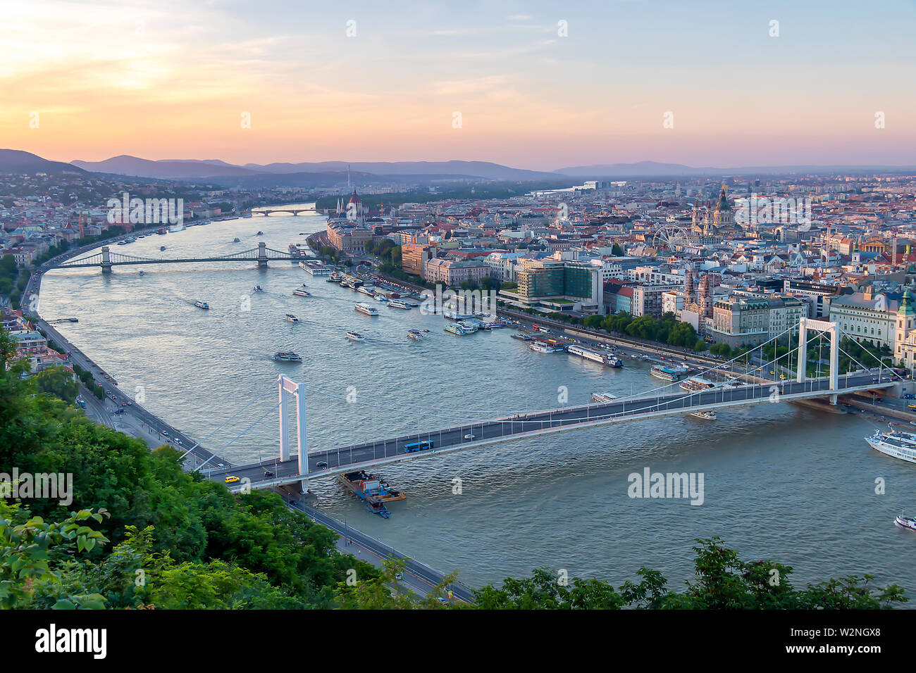 Aerial view of budapest hi-res stock photography and images - Alamy