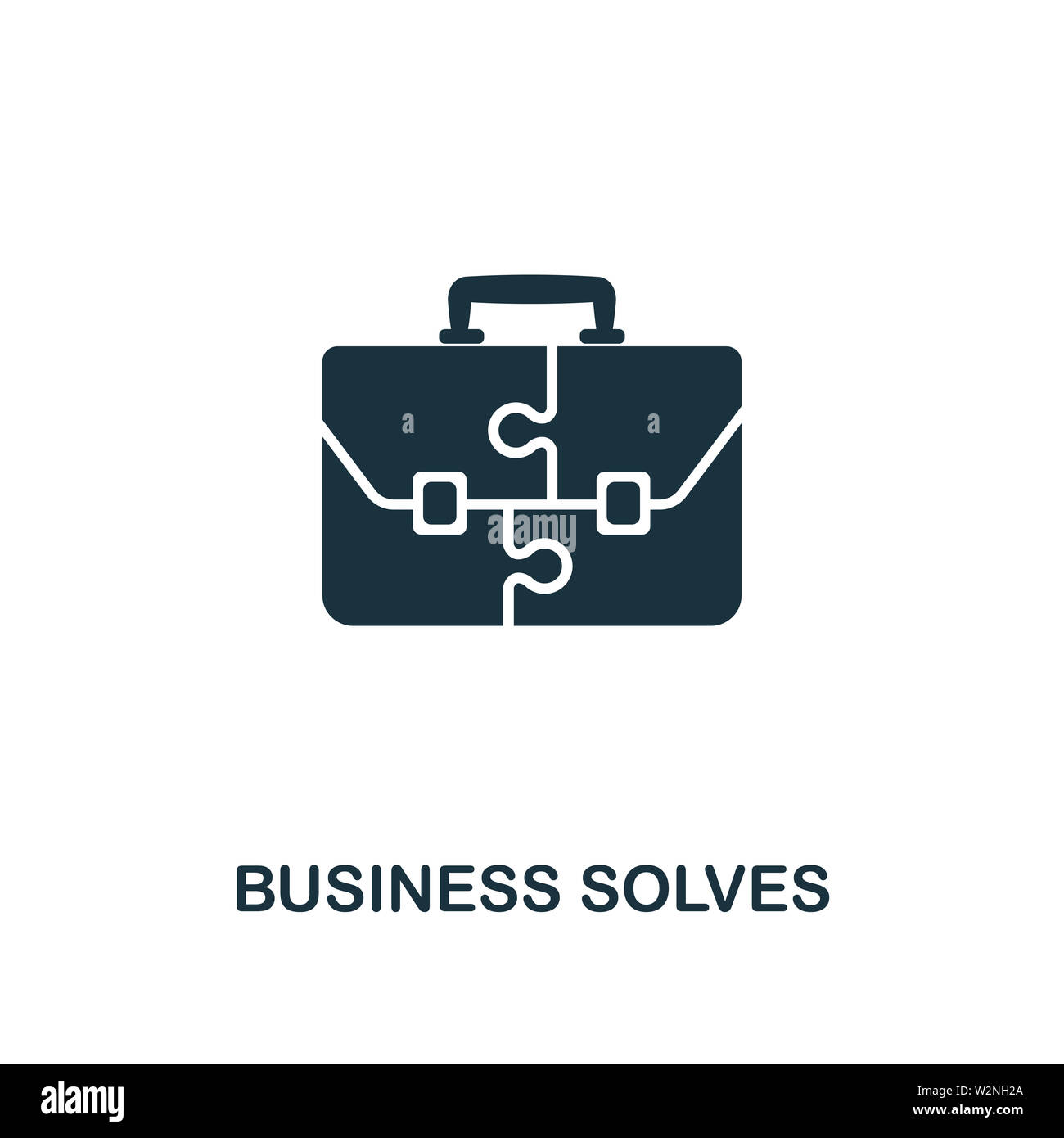 Business Solves icon. Creative element design from business strategy ...