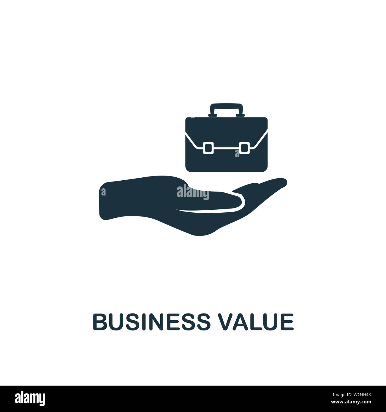 Business Value icon. Creative element design from business strategy ...