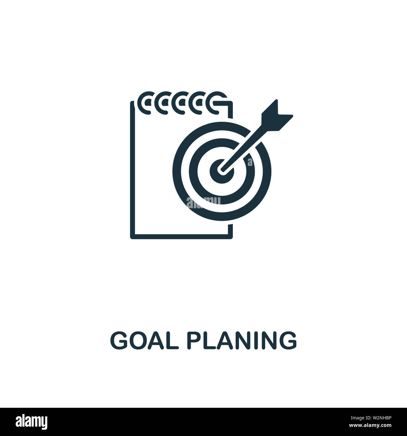 Planning icon hi-res stock photography and images - Alamy