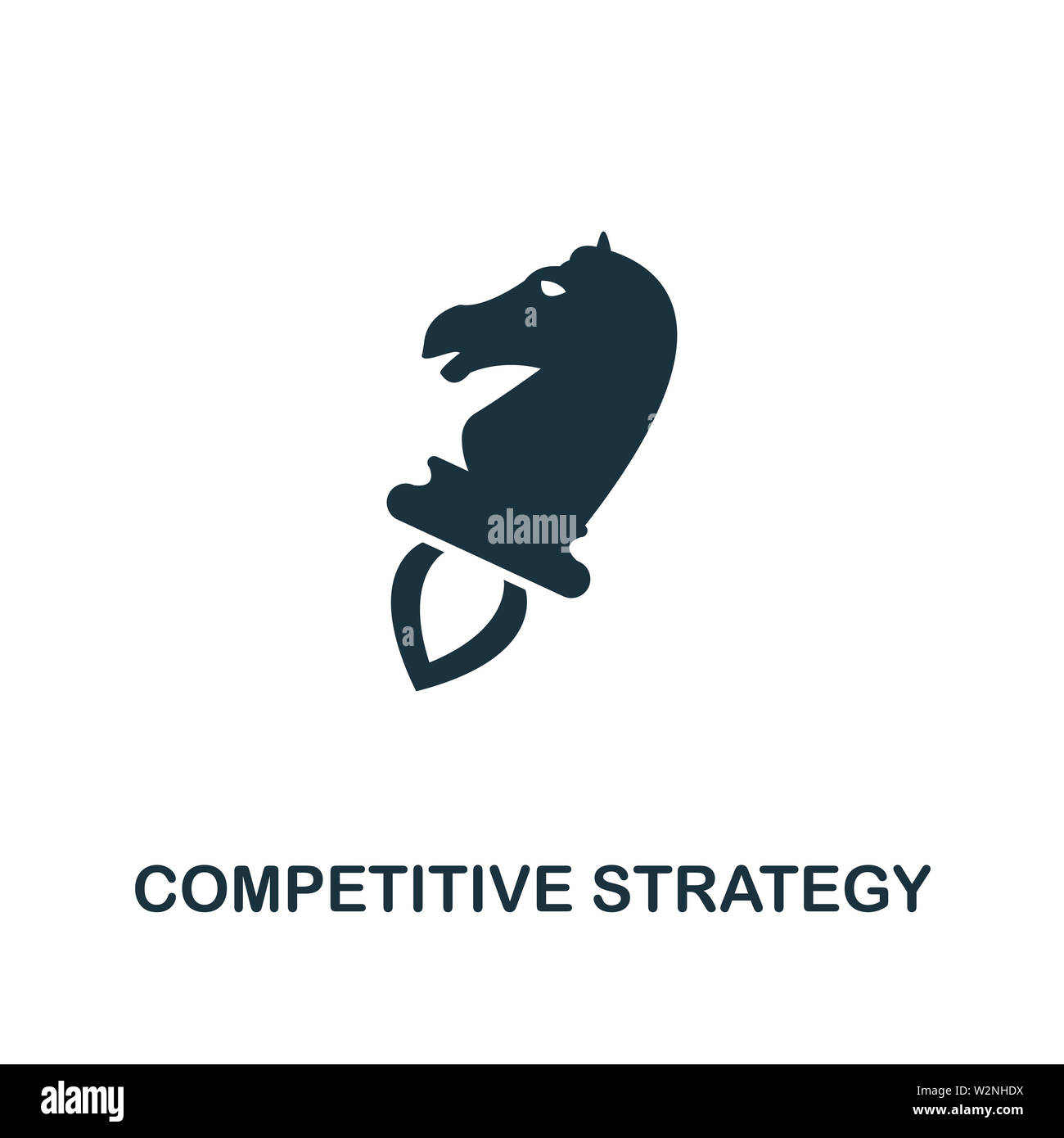 Competitive Strategy icon. Creative element design from business ...
