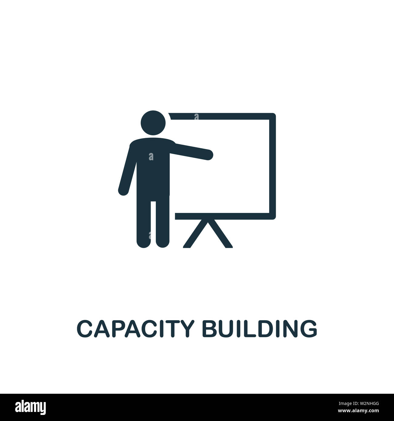 Capacity Building icon. Creative element design from business strategy ...
