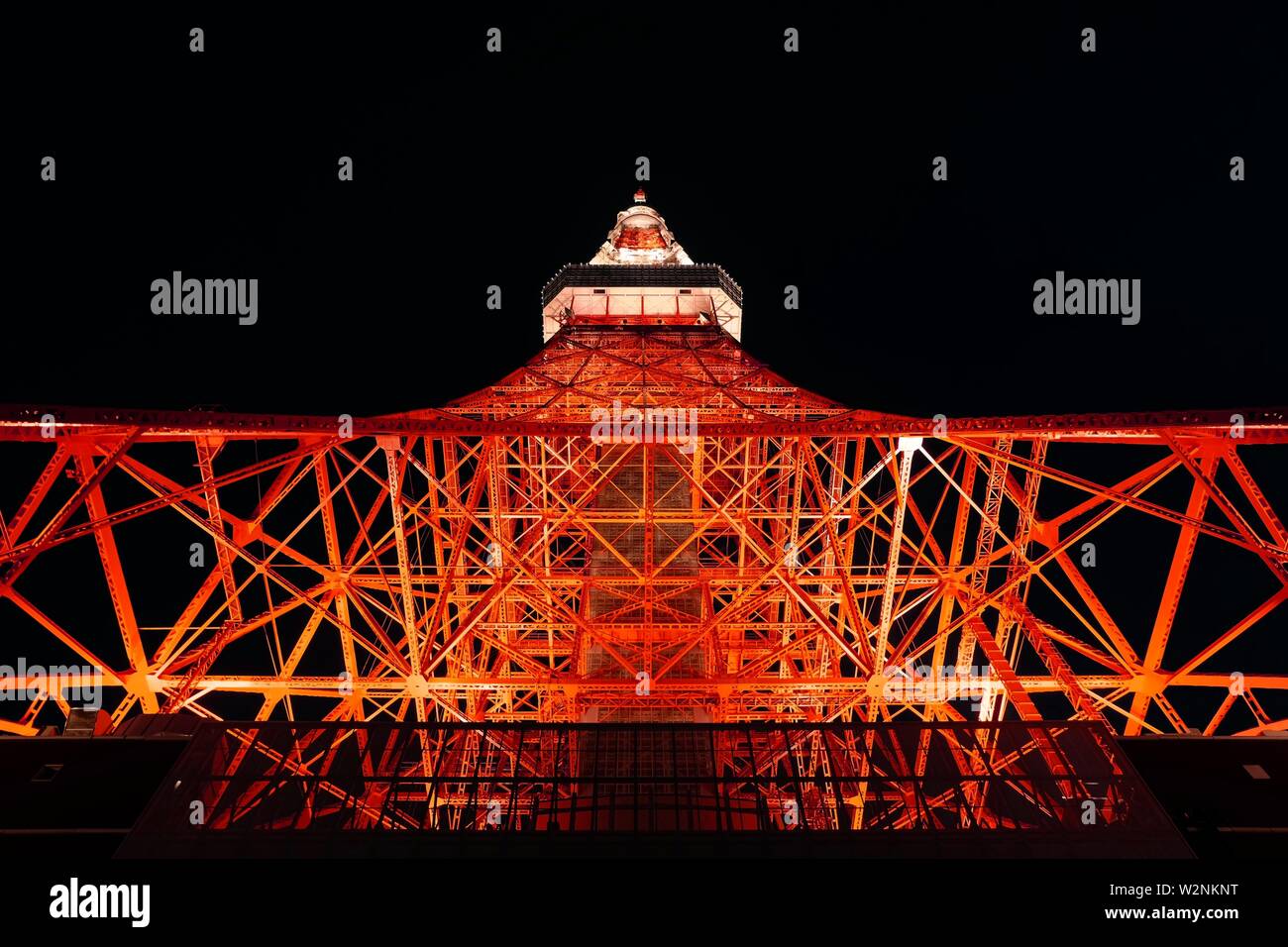 Tokyo Tower at Night Stock Photo - Alamy