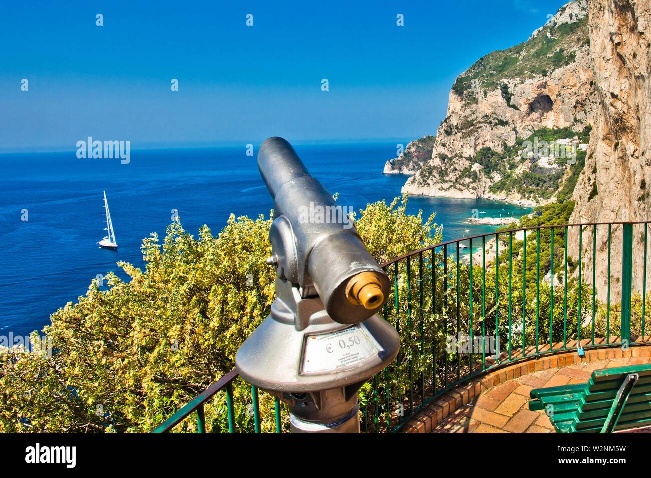 Capri italy augustus gardens hi-res stock photography and images - Alamy